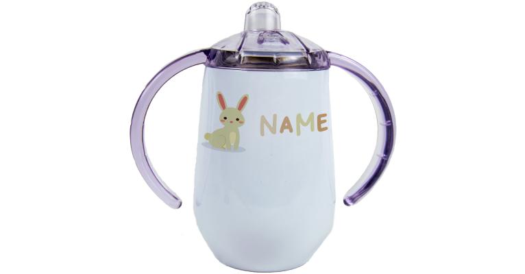 Rabbit Themed Sippy Cup | Joyfully Made