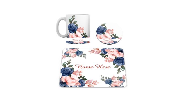 Personalised Floral Desk Set | Joyfully Made