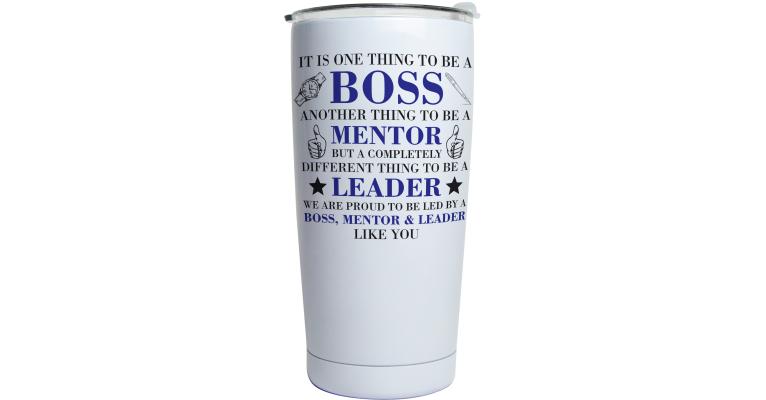 Boss, Mentor, Leader Large Tumbler | Joyfully Made